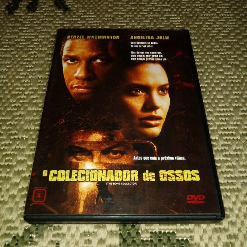 DVD O Colecionador de Ossos Denzel Washington / Angelina Jolie Original | Shopee Brasil