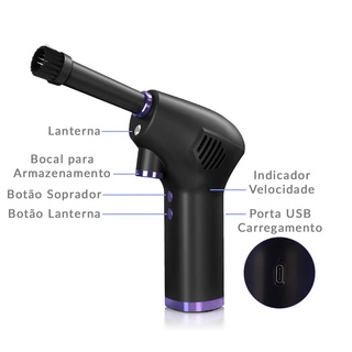 Soprador de Ar para Limpeza de PC/Notebook Portátil | Shopee Brasil