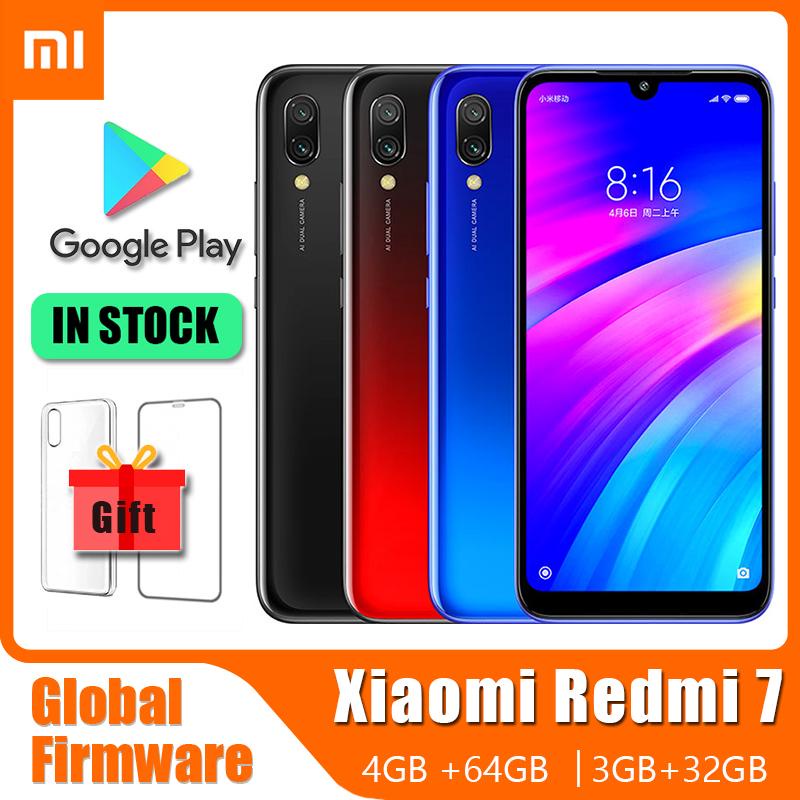 Xiaomi Originais Redmi 7 Smartphone Com Caixa Do Telefone , Dual SIM ...
