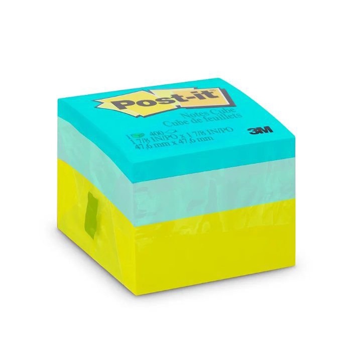Post-it Colorido Cubinho verde Ultra 50x50mm 400 folhas 3M | Shopee Brasil