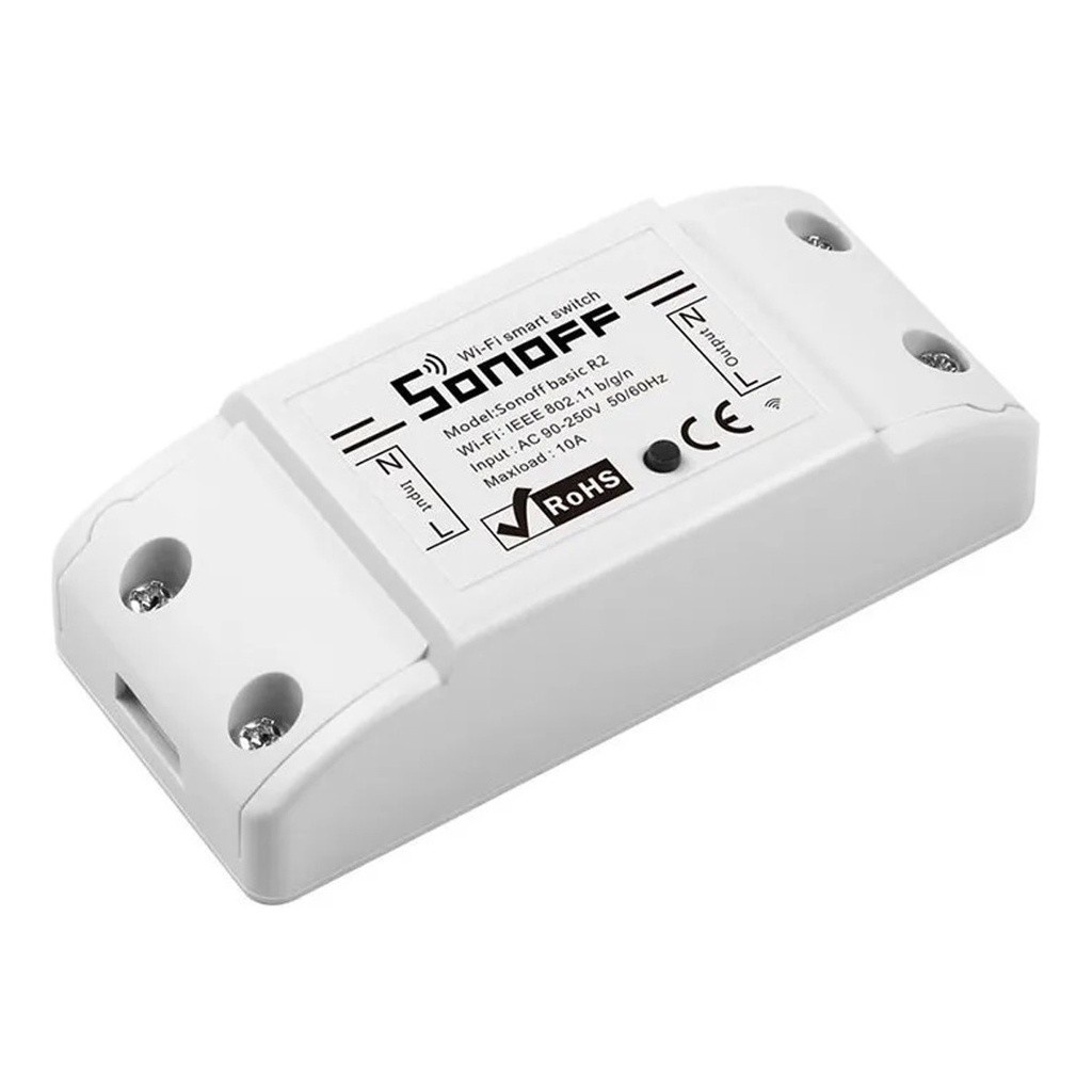 Sonoff Basic R2 Wi-fi Automacao Residencial Alexa Google | Shopee Brasil