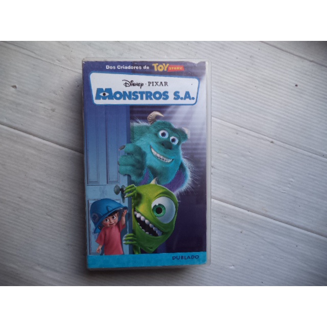 Fita Vhs Disney Monstros S.A. Original Dublado | Shopee Brasil