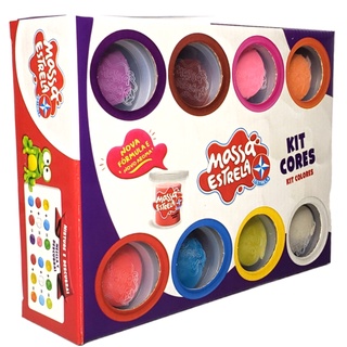 Massinha Super Massa Kit 8 Cores Estrela | Shopee Brasil