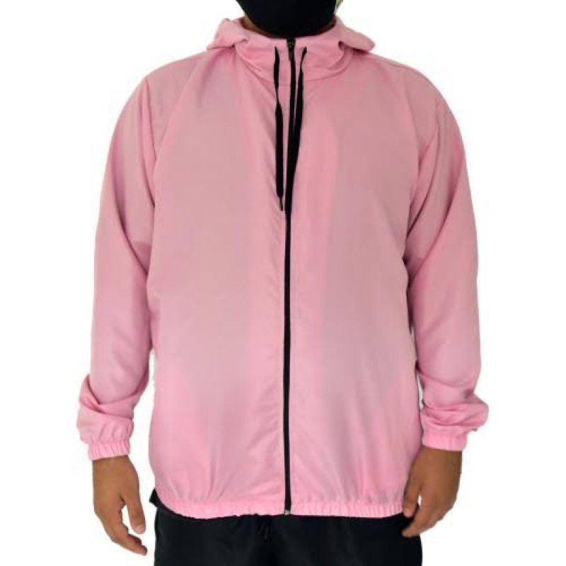 Corta Vento Rosa Jaqueta PLUS SIZE G1 G2 G3 G4 Liso | Shopee Brasil