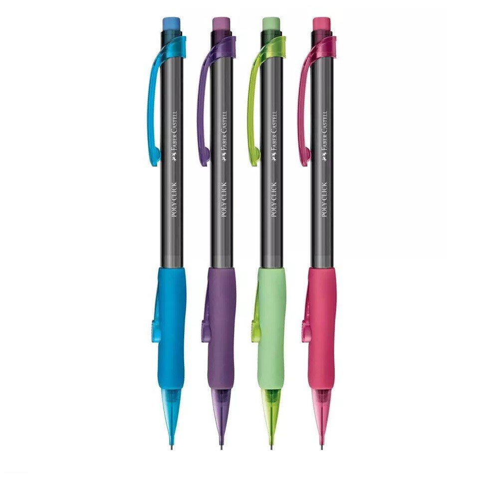 LAPISEIRA POLY CLICK 0.5mm FABER-CASTELL | Shopee Brasil