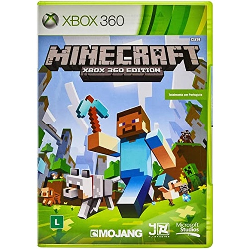 Minecraft Original xbox 360 midia fisica, jogo novo sem riscos, envio ...