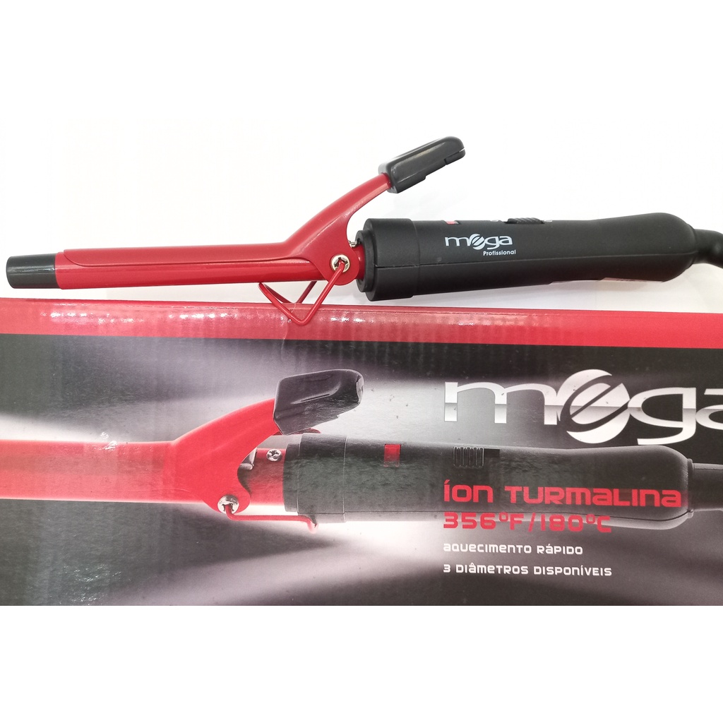 Modelador De Cachos Mega Turmalina Ion Ceramic 110V 13mm | Shopee Brasil