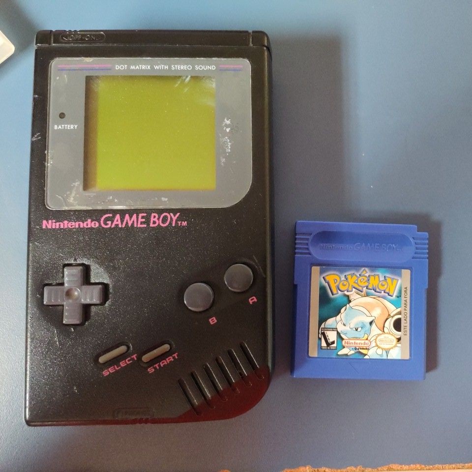 Pokémon Blue Original DEFEITO Game Boy - Escorrega o Preço