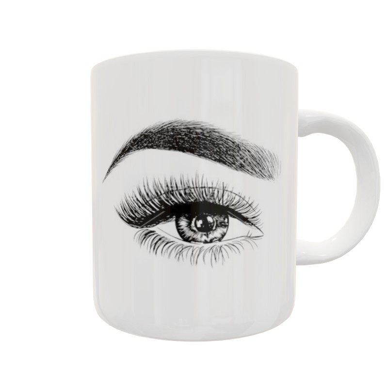 Caneca Cilios E Sobrancelhas Porta Pincel Shopee Brasil