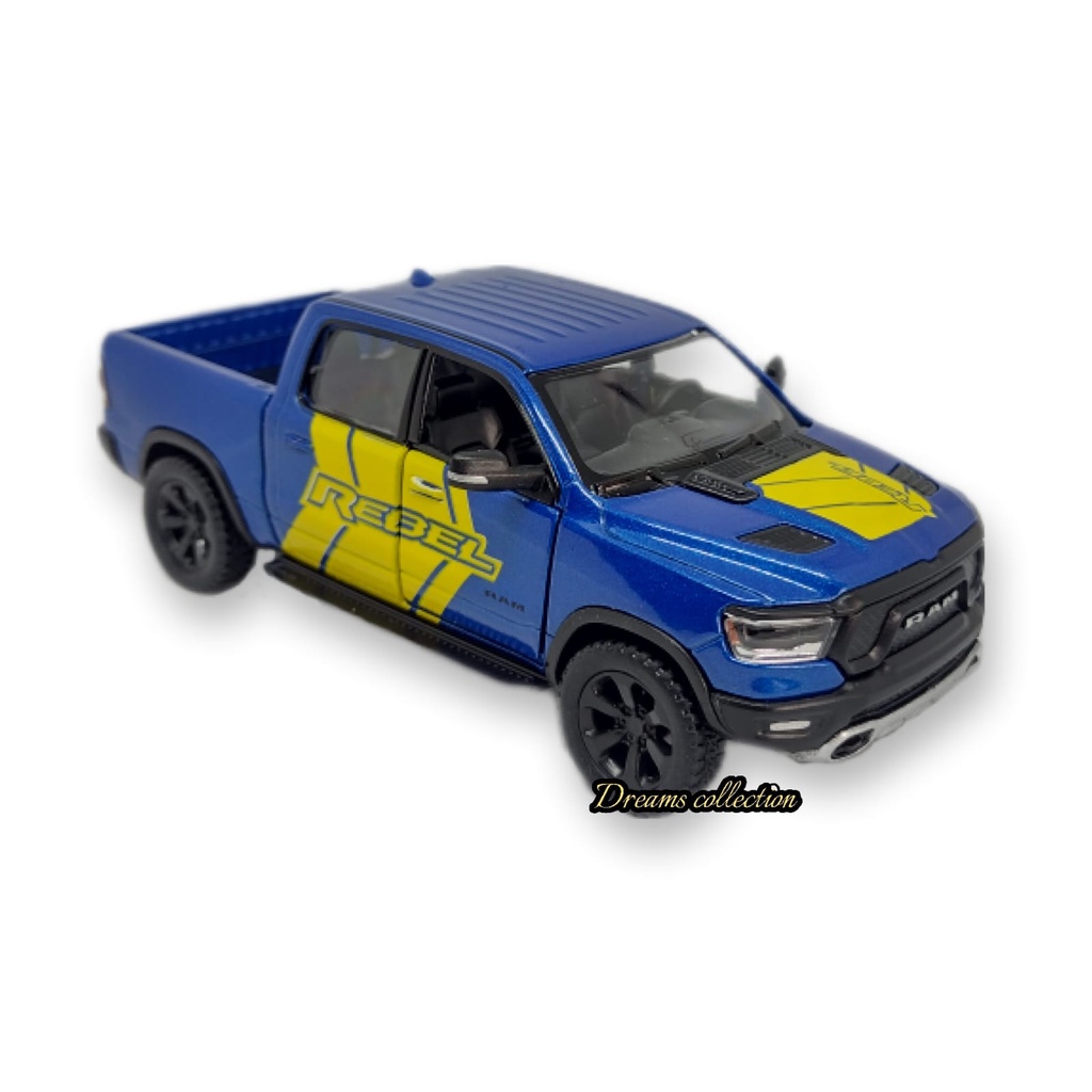 Carrinho Ferro Miniatura Dodge Ram Rebel 1500 Metal Abre Portas ...