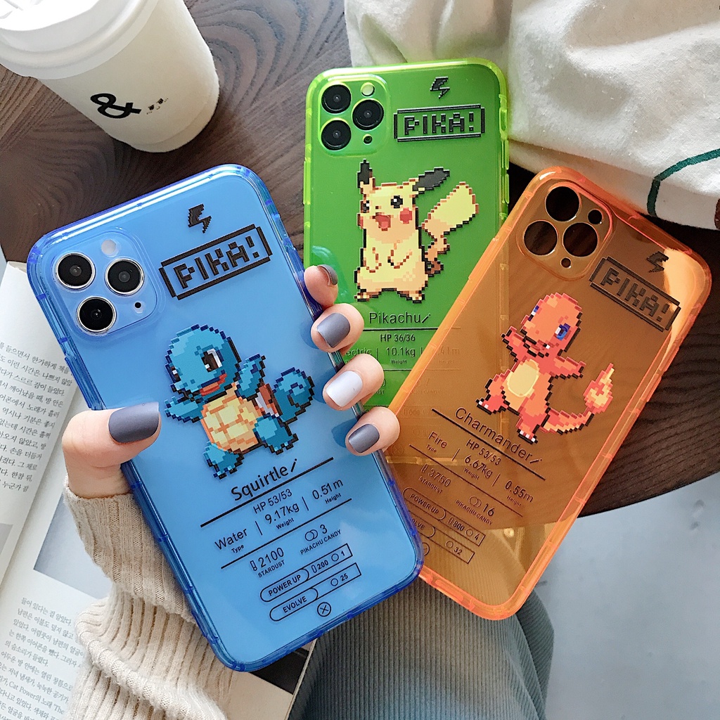 Capa de personalidade criativa Pokémon Pikachu para iPhone 12 Pro Max ...