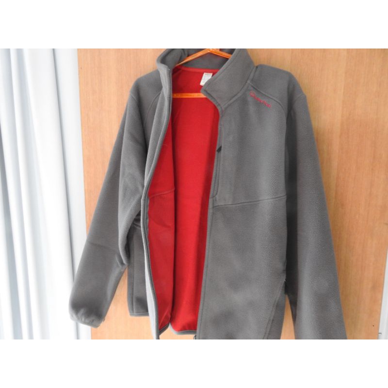 Casaco Quechua Stratermic Gola Alta Cinza Masculino | Shopee Brasil