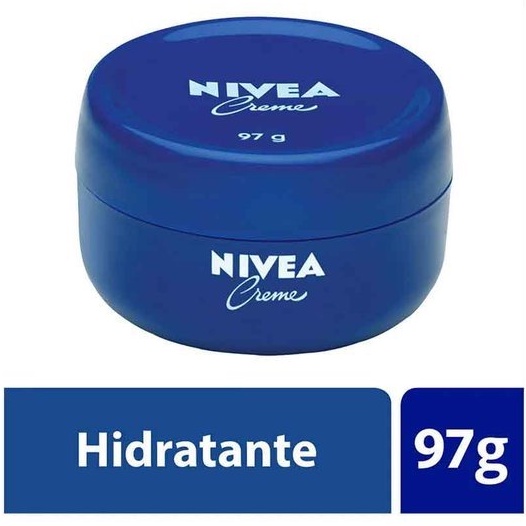 NIVEA - CREME HIDRATANTE ROSTO E CORPO POTE AZUL 97G | Shopee Brasil