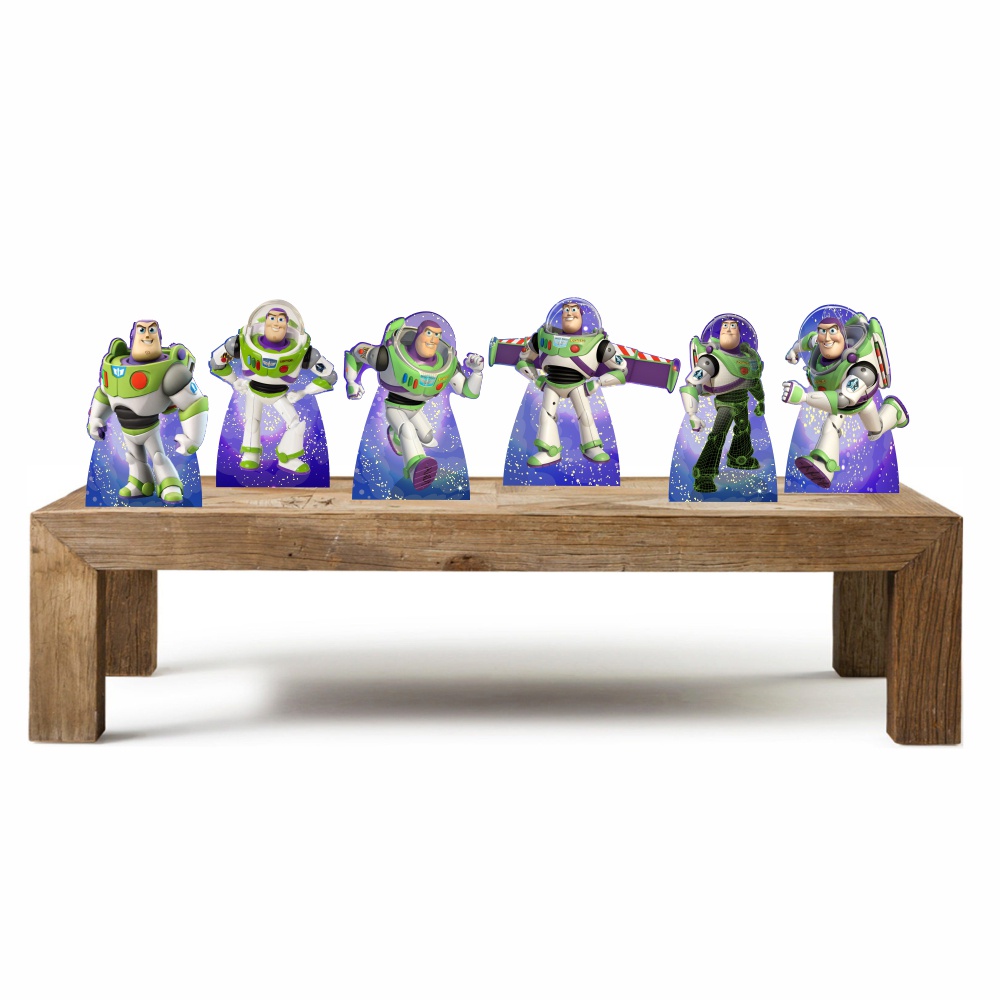 Buzz Lightyear Kit Enfeites de festa com 6 Displays de mesa | Shopee Brasil