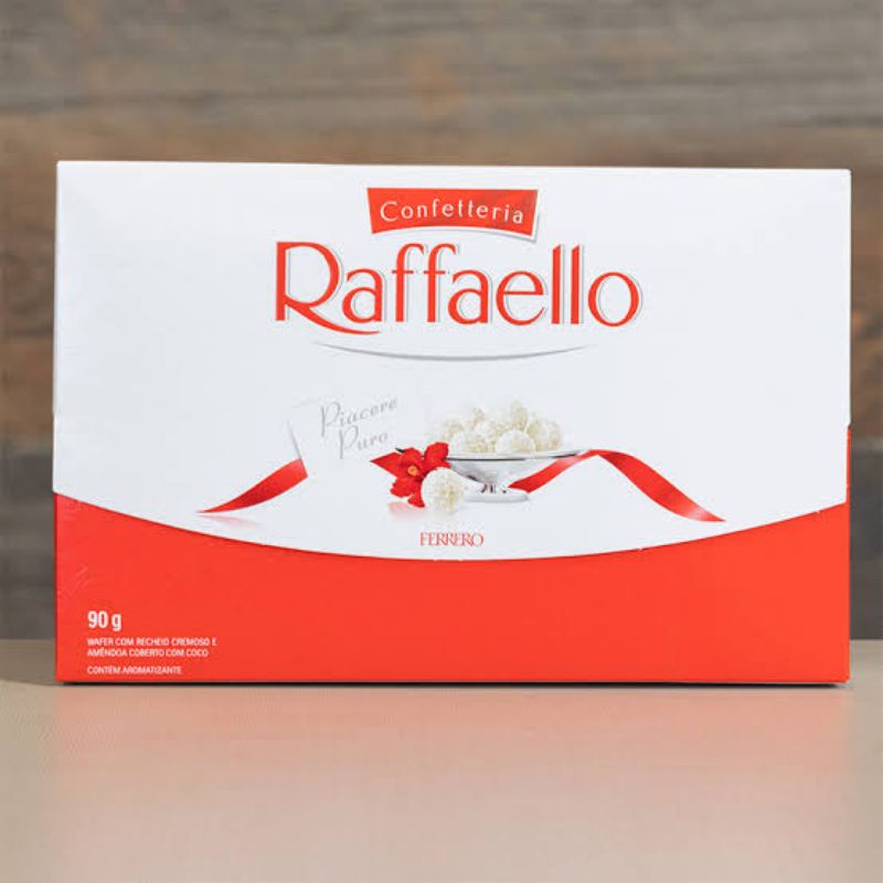 Chocolate Raffaello caixa 90g com 9 unidades | Shopee Brasil