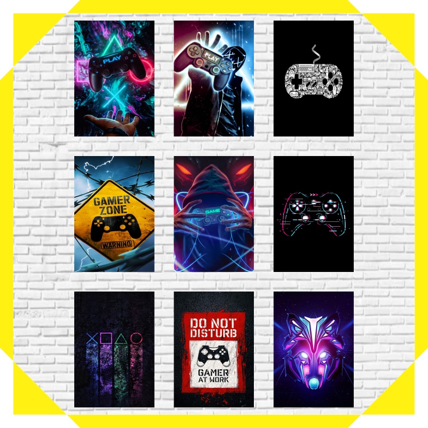 Gamer - Placas Decorativas - Jogos - Quadros Decorativos - Control ...