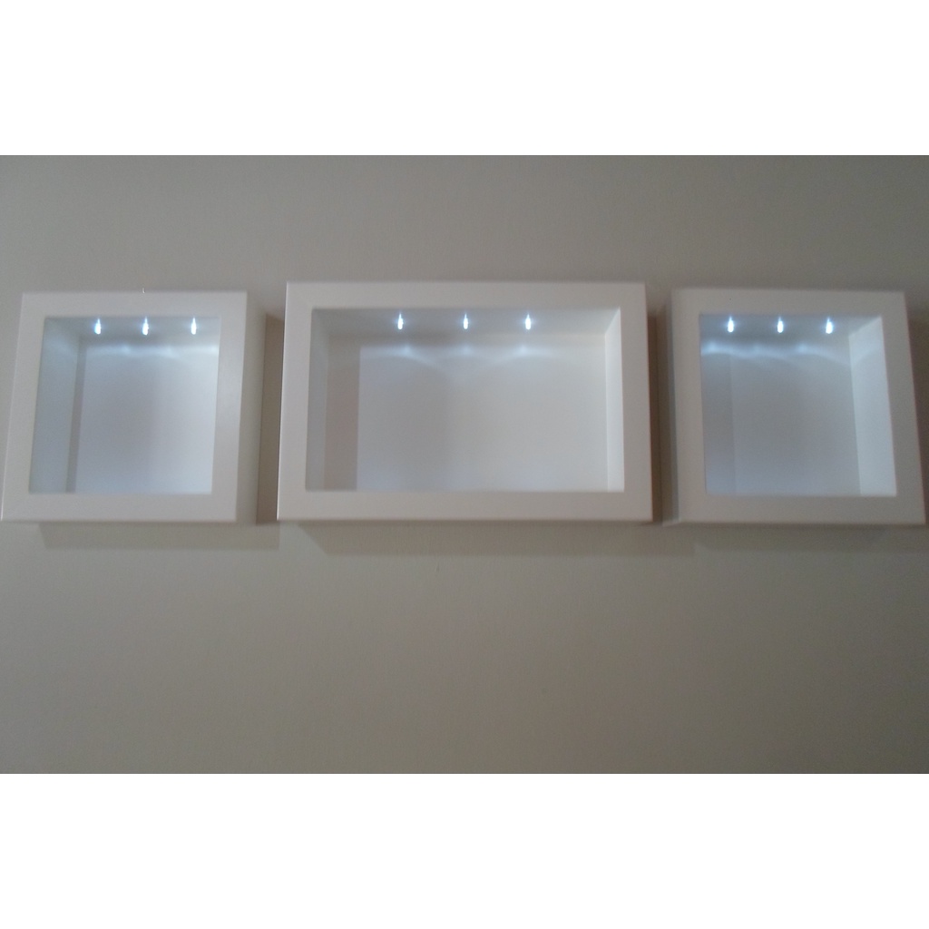 Conjunto De Nichos Com Led | Shopee Brasil