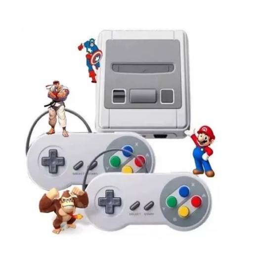 Mini Vídeo Game Super 620 Jogos Clássicos Com 2 Controles LUATEK LPS ...