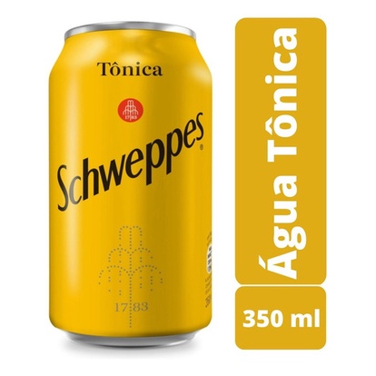 Água Tônica SCHWEPPES Original Lata 350ml | Shopee Brasil