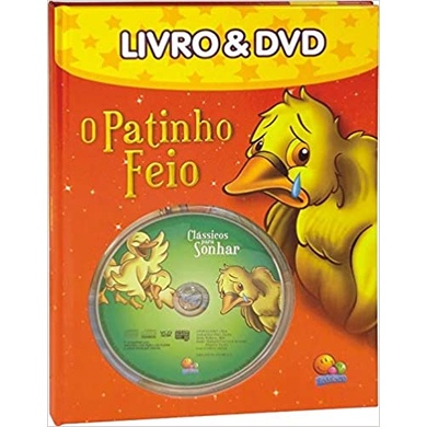 Livro e Dvd - O Patinho Feio autor Roberto Belli | Shopee Brasil