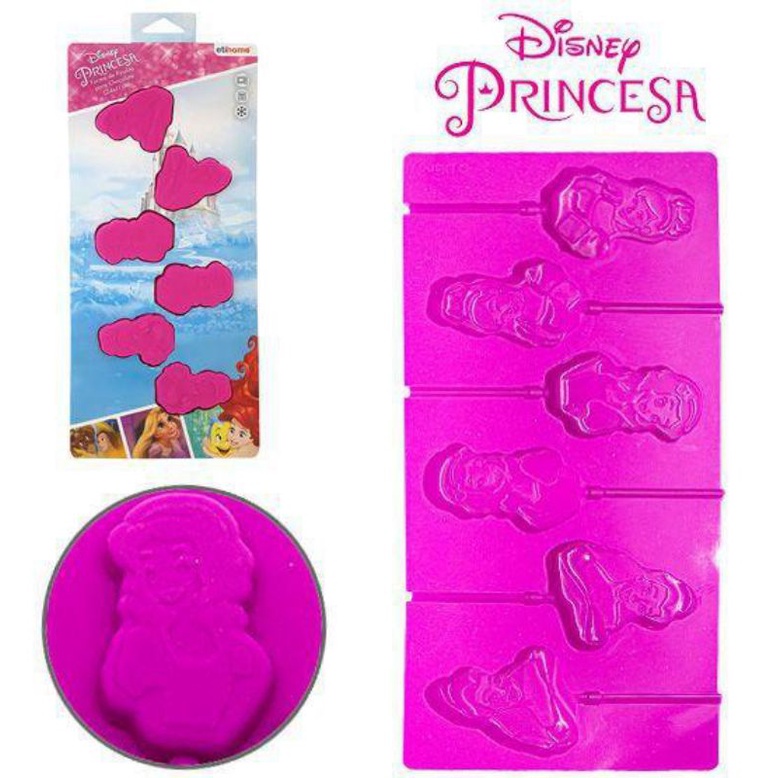 Forma De Silicone Com 6 Cavidades Princesas Shopee Brasil