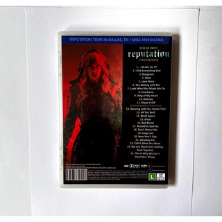 DVD Taylor Swift Reputation Tour e DVD Taylor Swift Miss Americana ...
