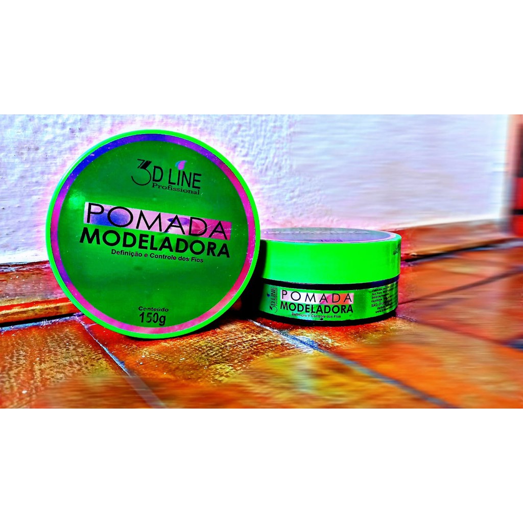 Pomada Modeladora De Cabelo 3d Line | Shopee Brasil