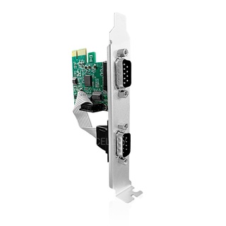Placa PCI Express Serial 2 Portas DB9 50bps a 16Mbps 100MHz | Shopee Brasil
