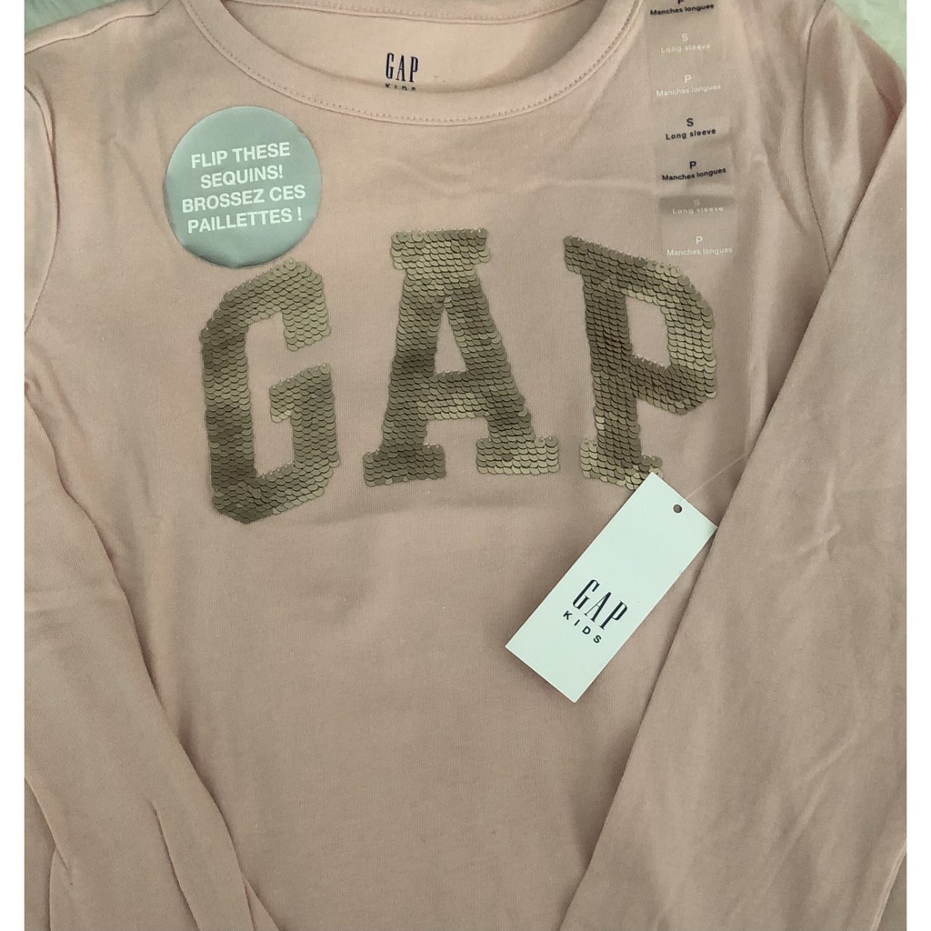 Blusa Gap Manga longa 8 anos(original com etiqueta) | Shopee Brasil