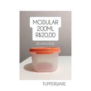 Tupperware Modulares Diversos Tamanhos- Ideal para Organizar Alimentos ...