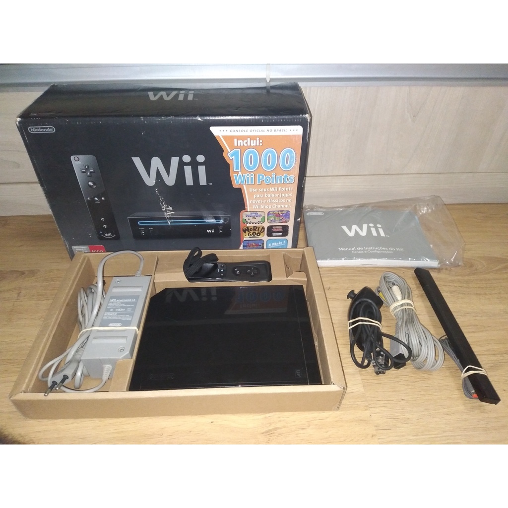 Nintendo Wii Black | Shopee Brasil