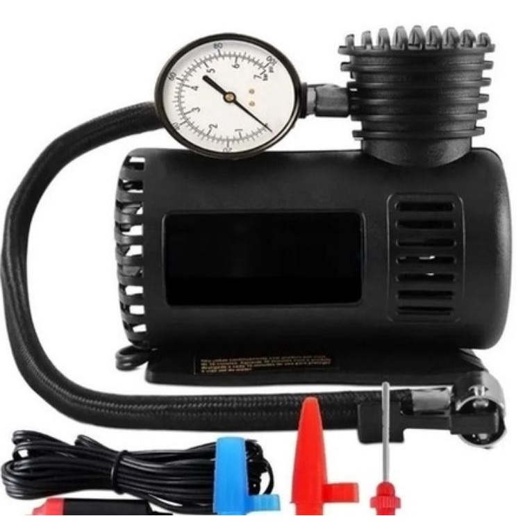 Mini Compressor Ar 300psi 12v P/ Bicicleta e bola | Shopee Brasil