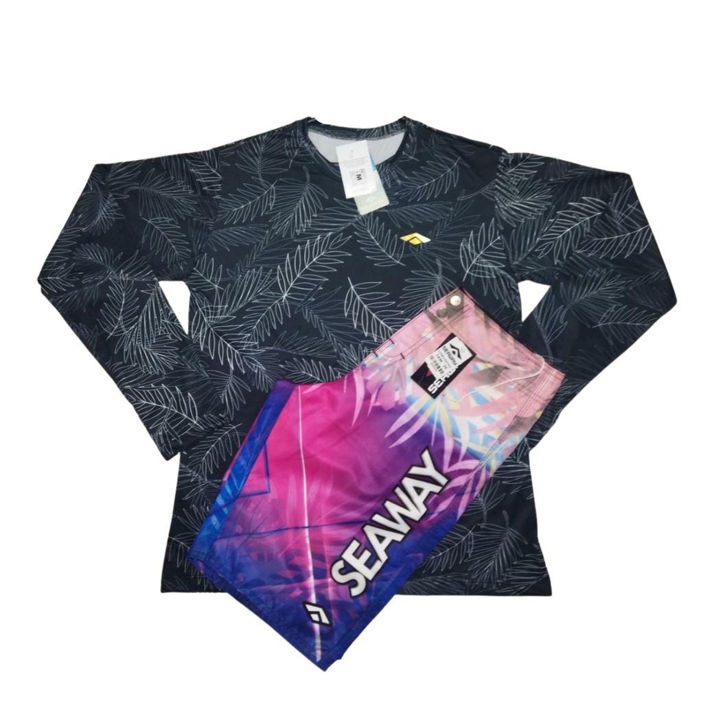 Combo Seaway Camisa uv + Bermuda | Shopee Brasil