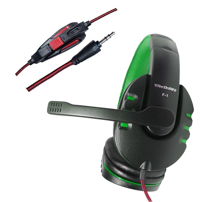 Headset PC-Gamer com Microfone f-1 TecDrive | Shopee Brasil