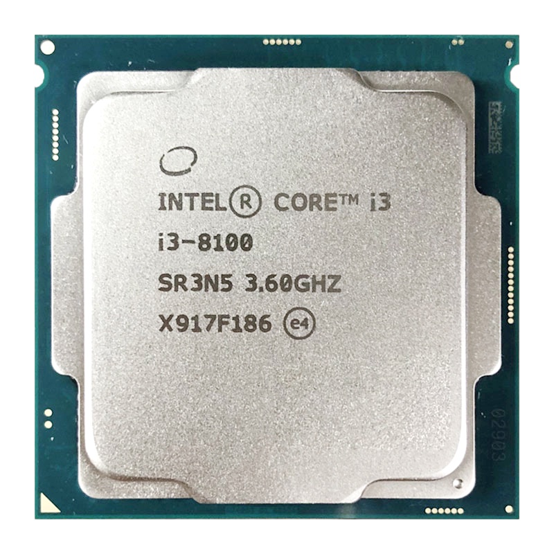 Processador De CPU Intel Core i3-8100 i3 8100 3.6GHz Quad-6M 85W LGA ...