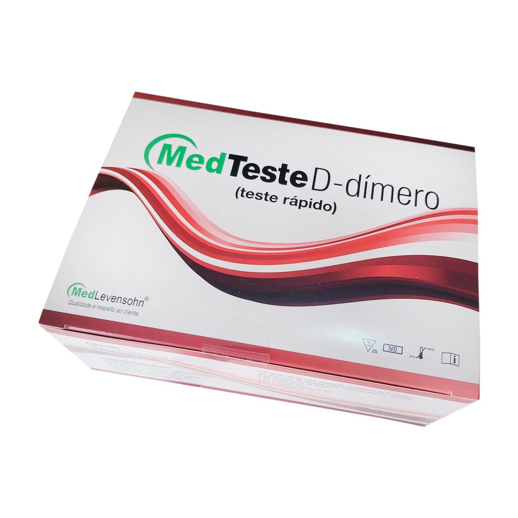 Medteste D-Dimero Cdim-C41 Cx 25 (Medlevensohn) | Shopee Brasil