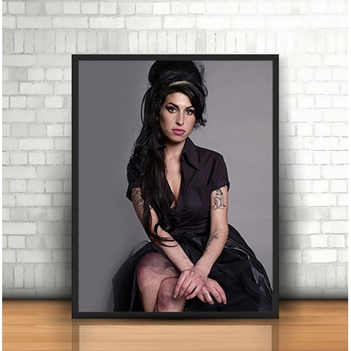 Poster Quadro Decorativo Amy Winehouse Soul A5 23X17 | Shopee Brasil