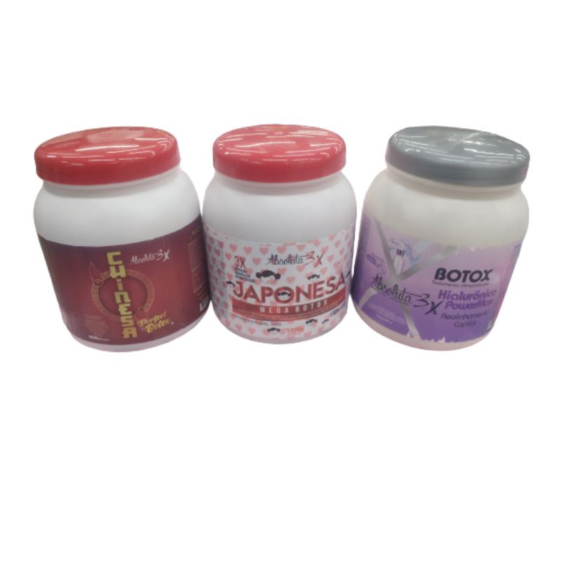 Creme Botox, Hidratante Capilar Absoluta 3X 1Kg | Shopee Brasil
