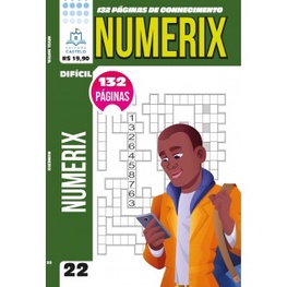 Revista Passatempo Numerix Numerex 132 Páginas Nível difícil | Shopee ...