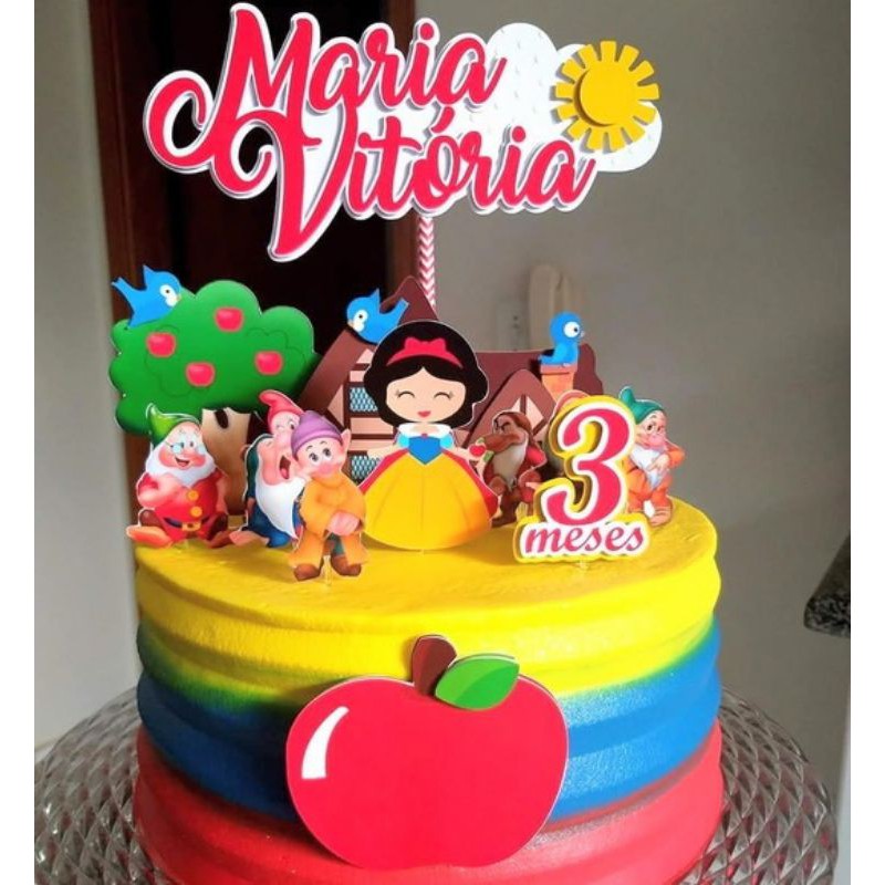 Topo de bolo branda de neve | Shopee Brasil