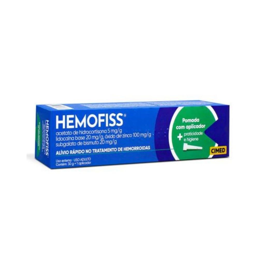 Pomada Para Hemorroida Hemofiss 30g Bisnaga Com Aplicador | Shopee Brasil
