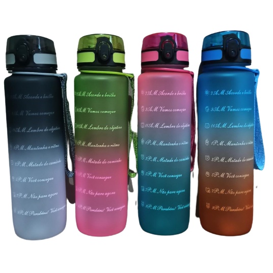 Garrafa 1l Agua Personalizada Squeeze Tie Dye Original TikTok | Shopee ...