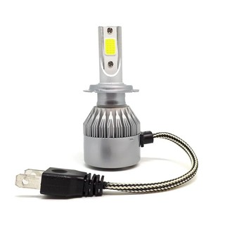 Par Lâmpadas H4 Super Led Full Branca 6000k 7200 Lumens C6 H1 H16 HB4 HB3 H11 H27 | Shopee Brasil
