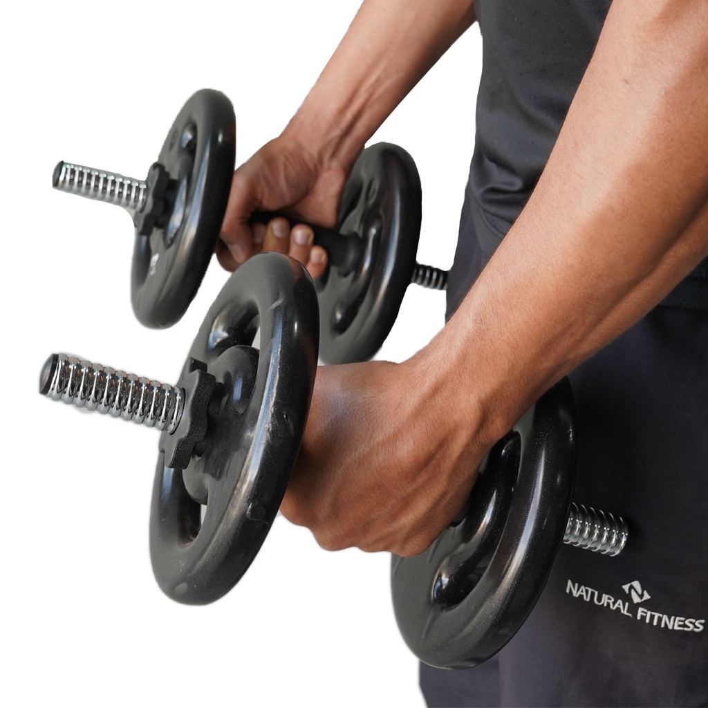 Par de Barra para Musculação de Rosca Oca Para Academia Fitness ...