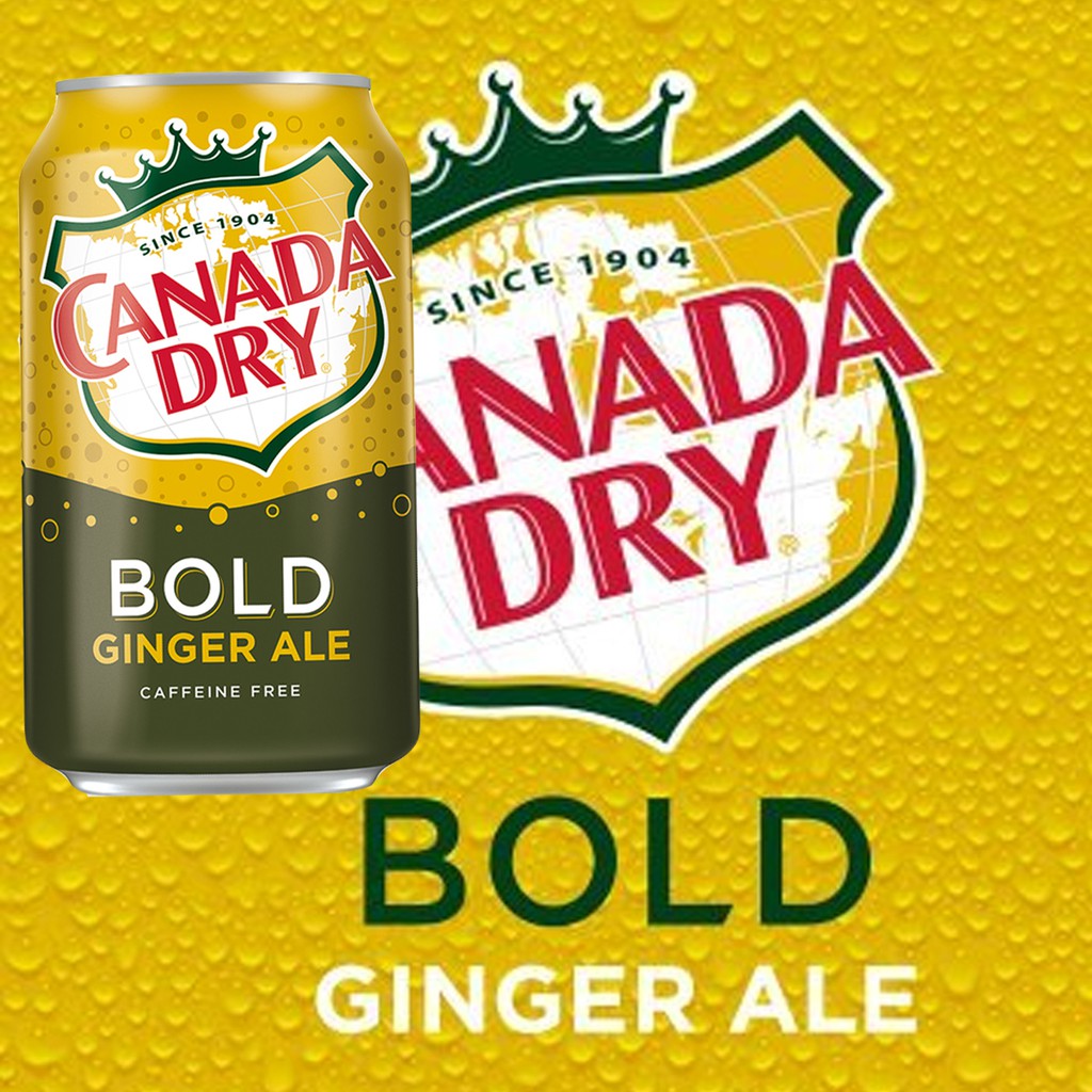 Canada Dry Bold Ginger Ale/Bold Com Gengibre E Baunilha Importada Dos ...