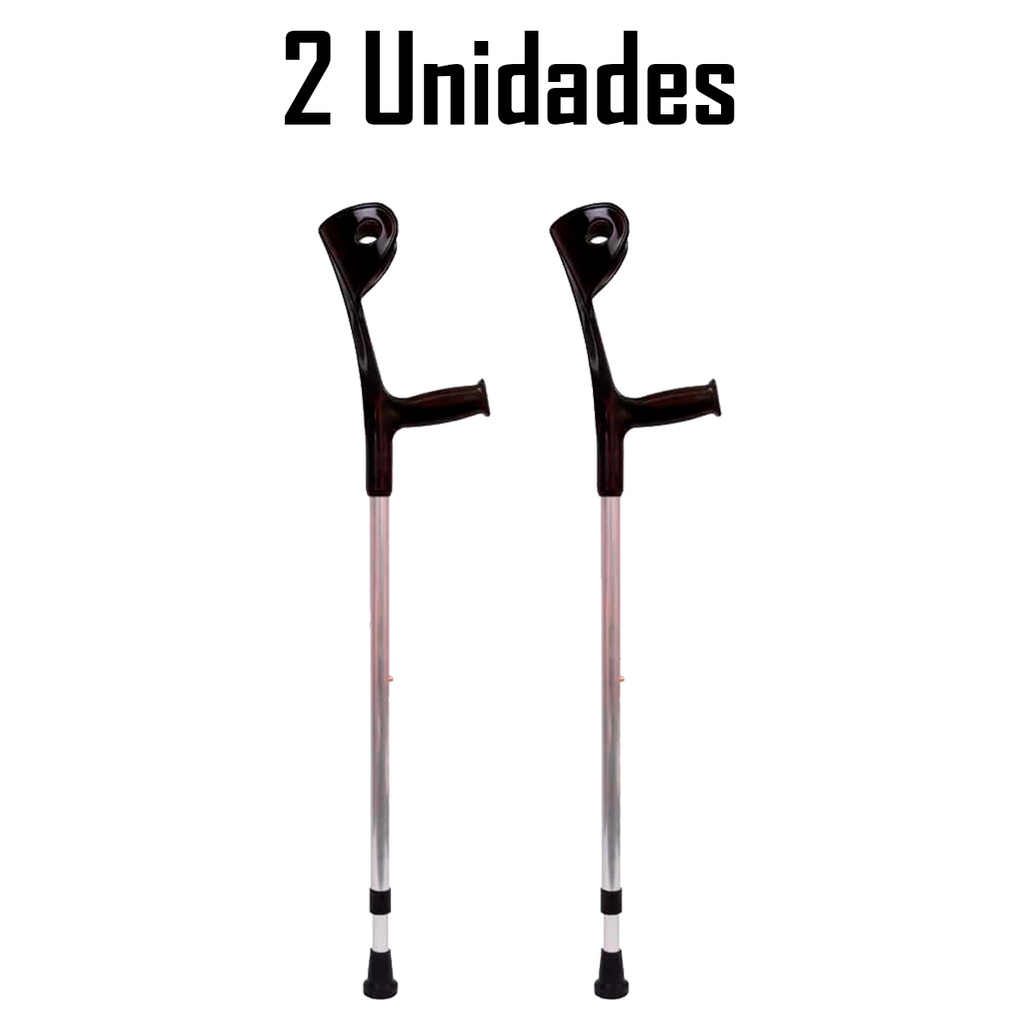 Bengala Muleta Canadense Regulável Altura Braço 120kg PAR | Shopee Brasil