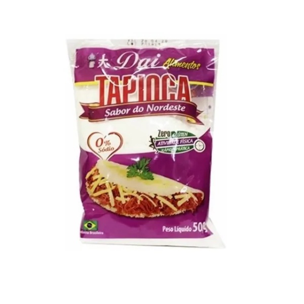 Tapioca Dai Alimentos Fécula Mandioca 500gr | Shopee Brasil