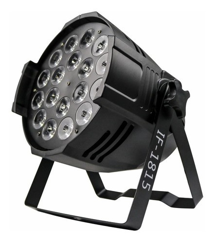 REFLETOR LED PAR 64 18 LEDS 15W RGBWA OPT INFINITY | Shopee Brasil