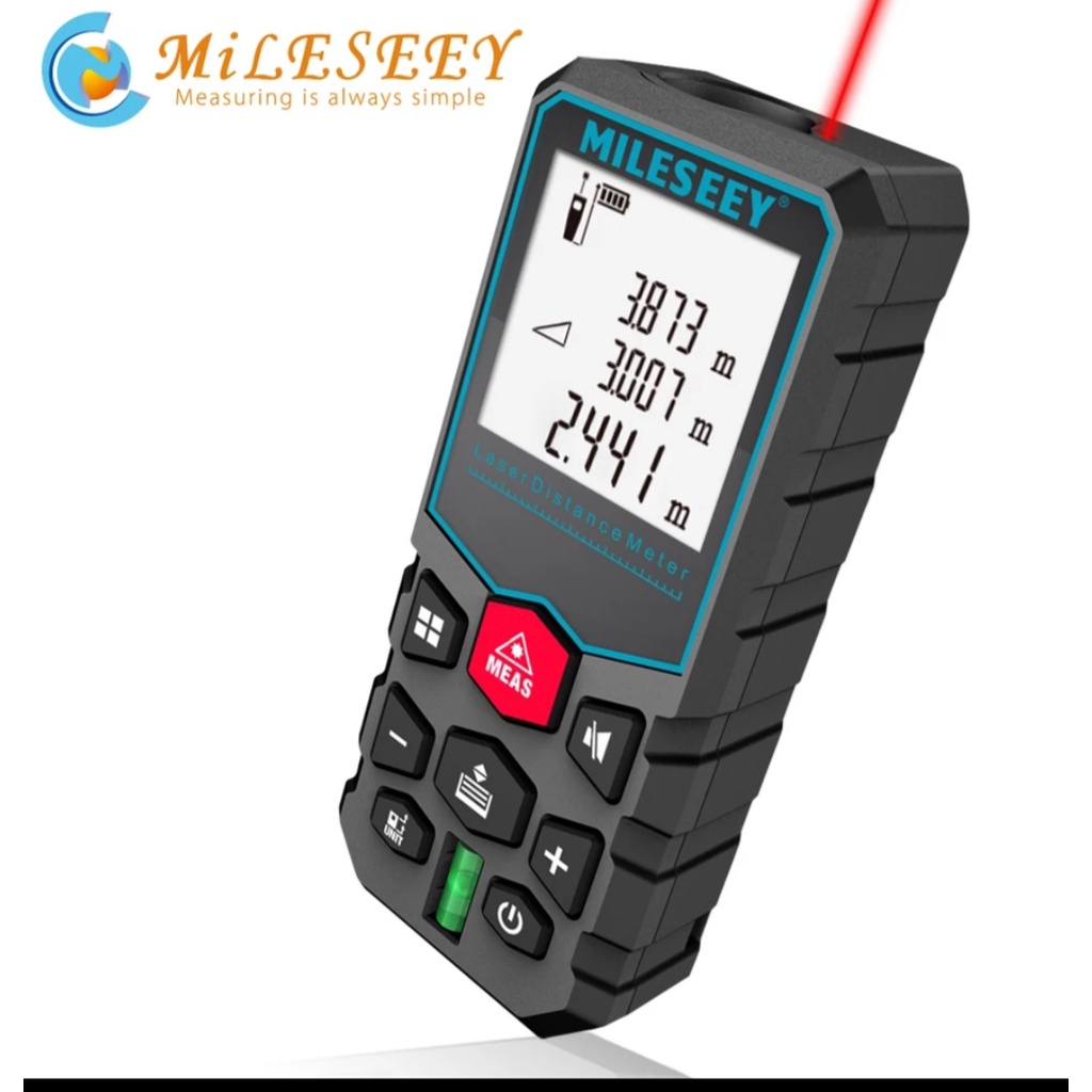 Trena Digital laser 80 Metros Profissional Milessey | Shopee Brasil