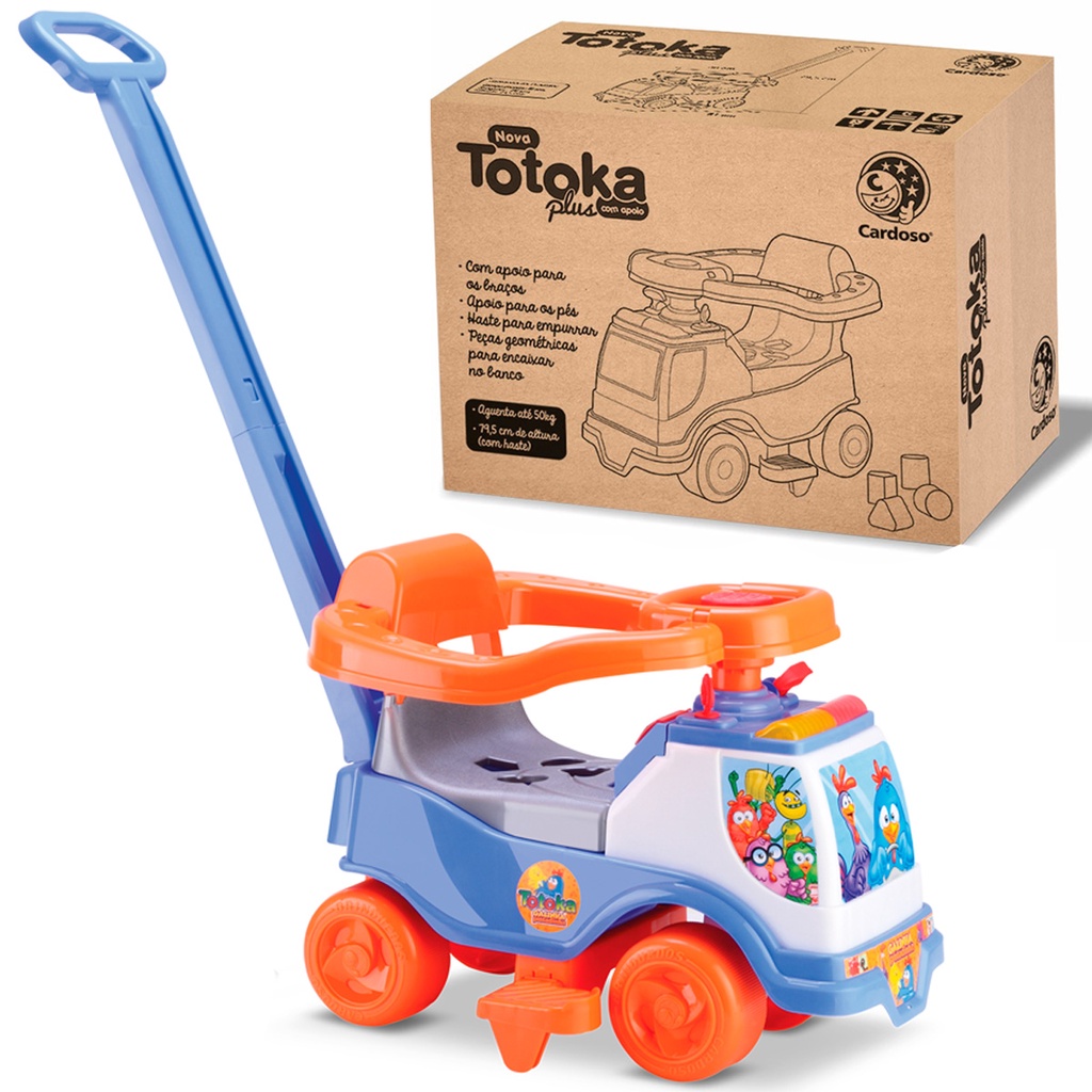 Totoka Plus Eletronica Galinha Pintadinha Carrinho Passeio Quadriciclo Infantil A Partir +12 ...